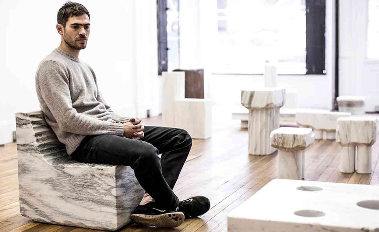 Max Lamb creates sculptural furniture out of marble | Wallpaper*