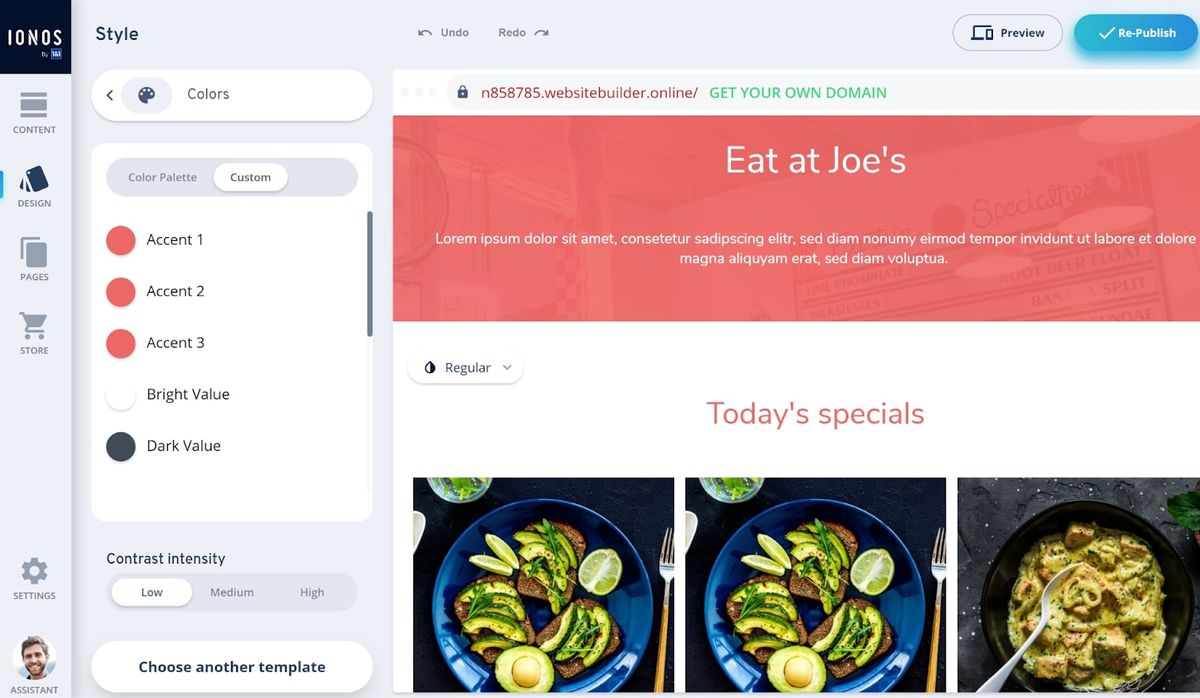 1&1 IONOS MyWebsite website builder review | ITPro