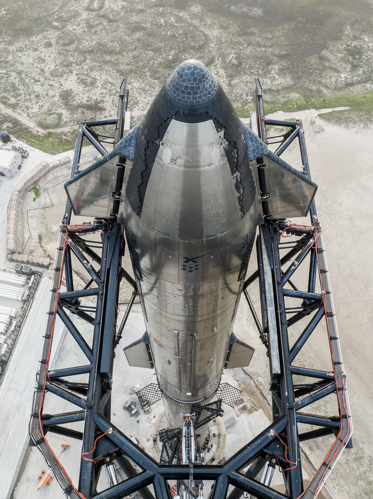 SpaceX's Starship looks amazing stacked for launch in these photos | Space