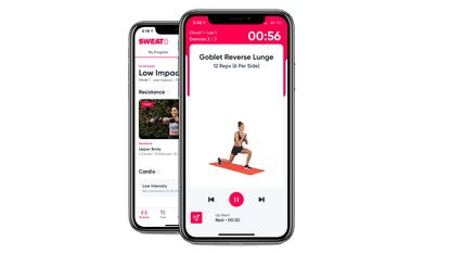 I used the Sweat workout app for two weeks to build and maintain ...