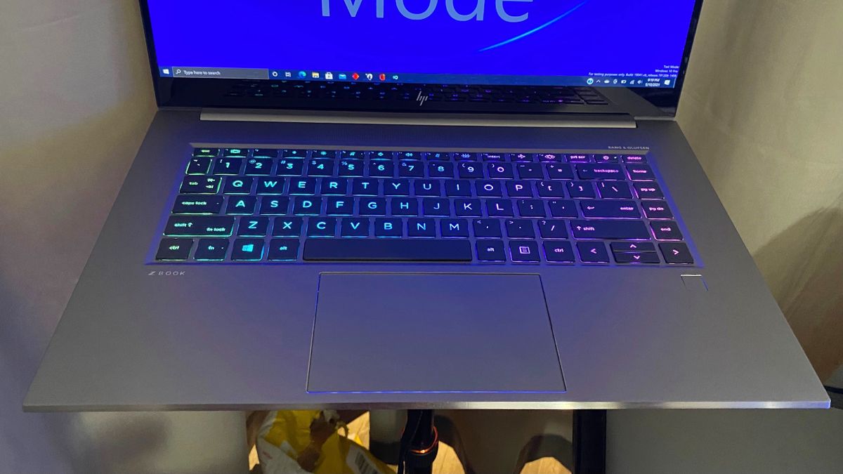 HP ZBook Studio G8 hands-on | Laptop Mag