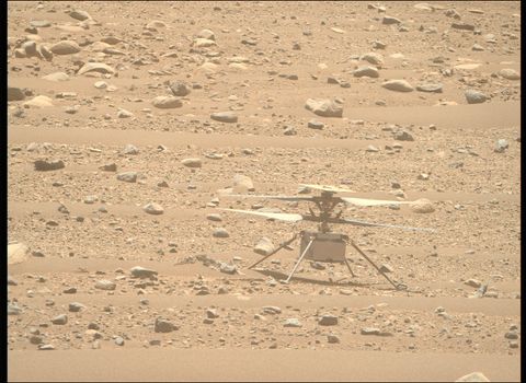 Perseverance Mars rover snaps amazing photo of Ingenuity helicopter | Space