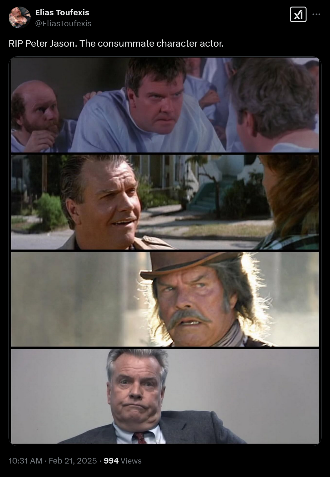 Peter Jason, the voice of Fallout 2's famous drill sergeant and Dizzy in the Gear of War games ...