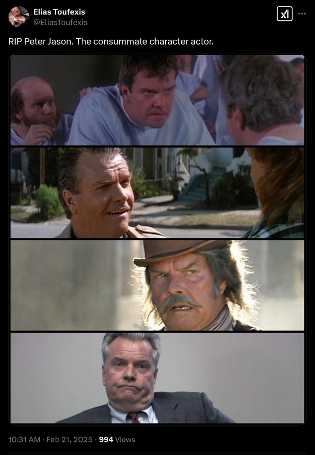 Peter Jason, the voice of Fallout 2's famous drill sergeant and Dizzy ...