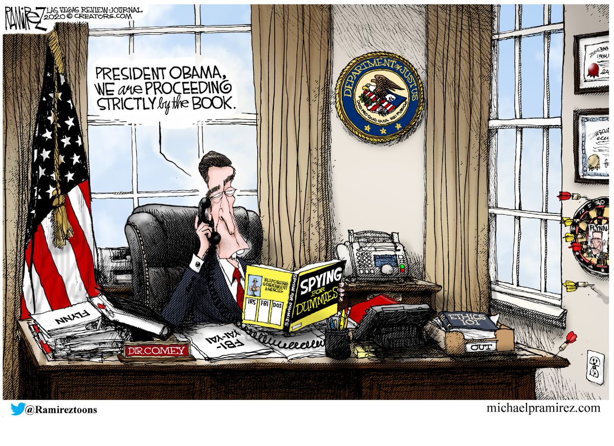 Political Cartoon U.S. James Comey Obama Flynn CIA | The Week
