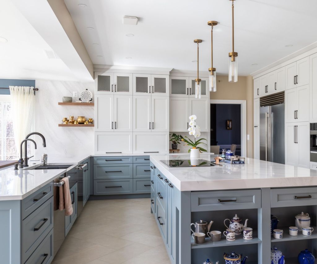 11 light blue kitchen ideas for a bright, versatile scheme | Homes and ...