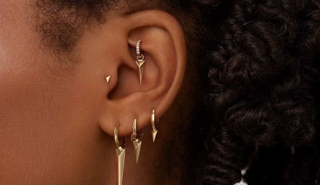 Rook Piercings: What to Know, Aftercare, Earrings, and More | Marie Claire