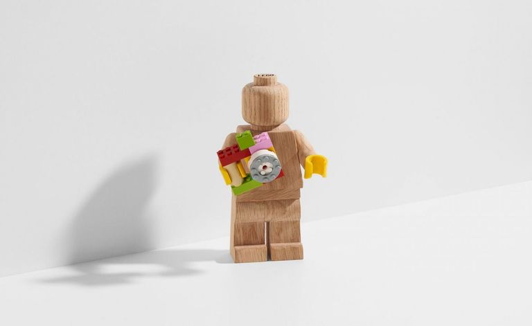 Lego's iconic 1970s mini figure gets a new wooden look | Wallpaper*