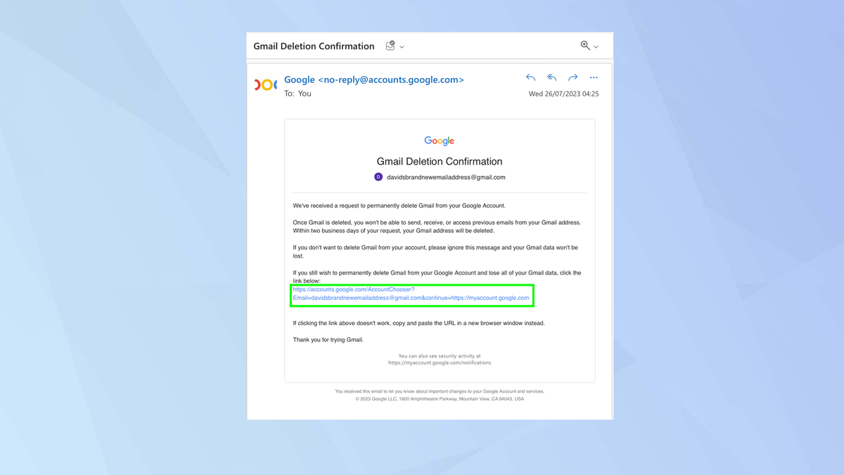 How to delete your Gmail account | Tom's Guide