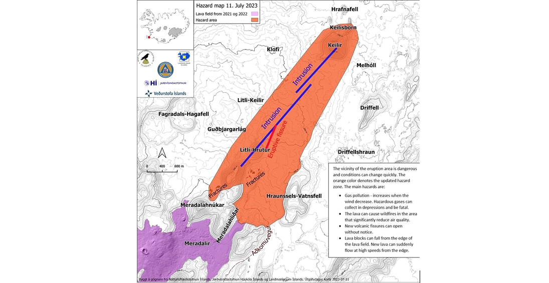 Earth's newest 'baby' volcano is painting Iceland's Fagradalsfjall ...