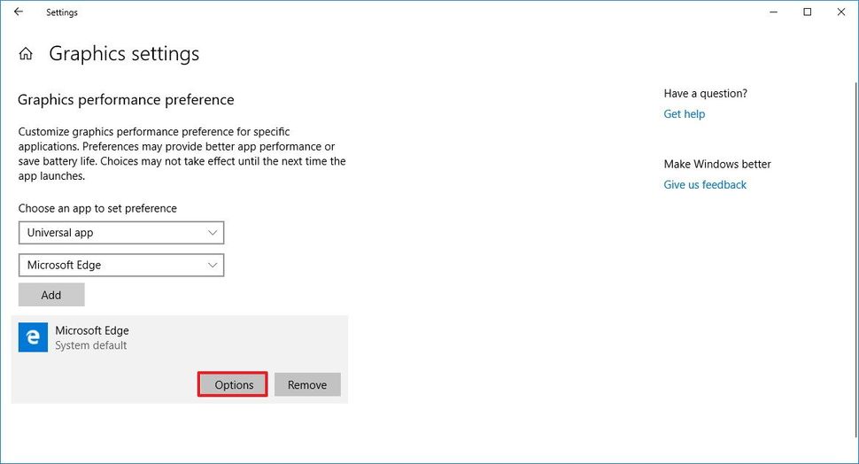 How to force Microsoft Edge to use the best GPU on Windows 10 | Windows ...
