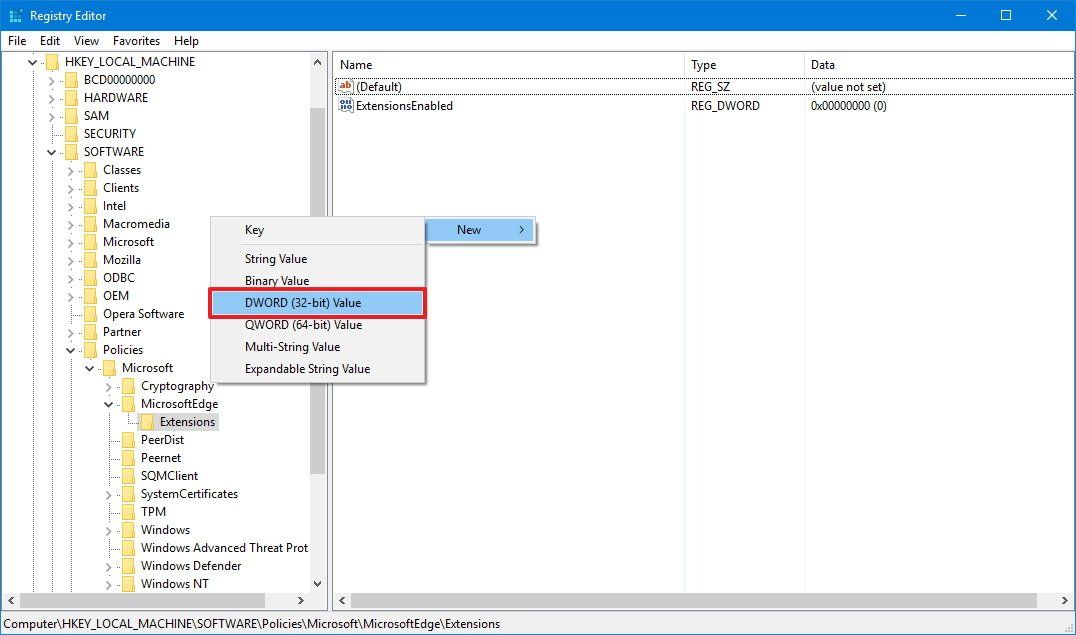 How to disable extension support on Microsoft Edge | Windows Central