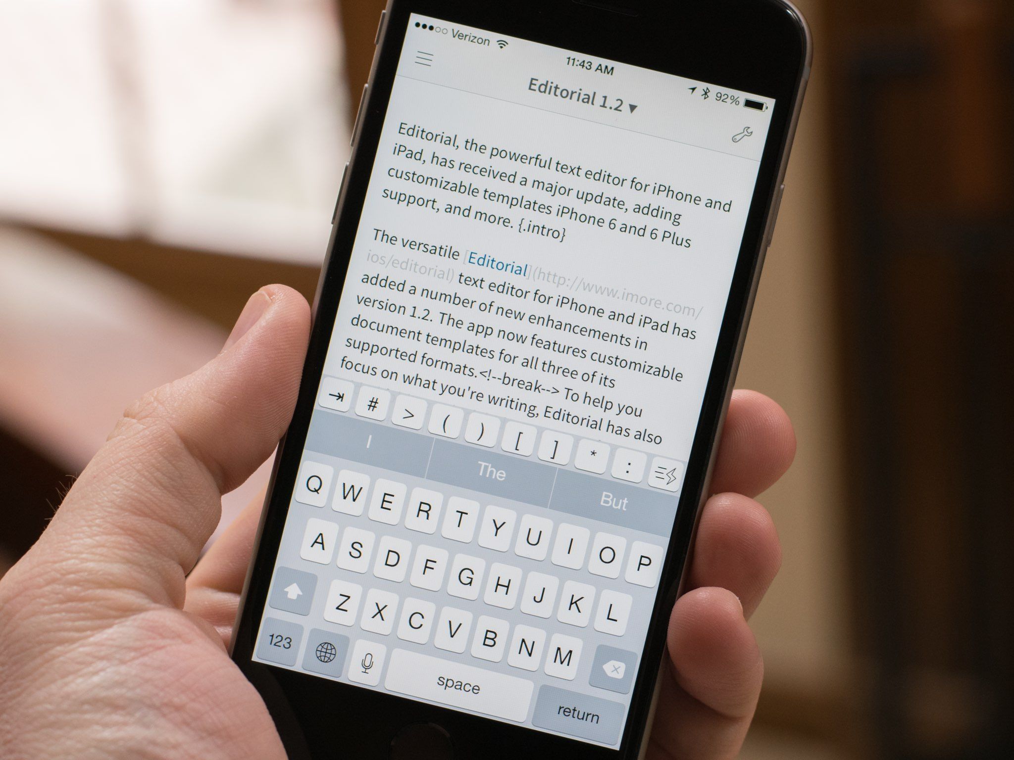 Editorial adds customizable templates and iPhone 6 resolution support ...