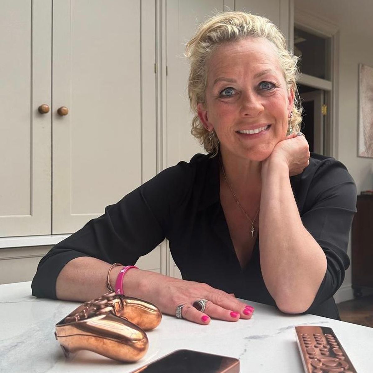 Sarah Beeny shares her affordable kitchen luxury in copper | Ideal Home
