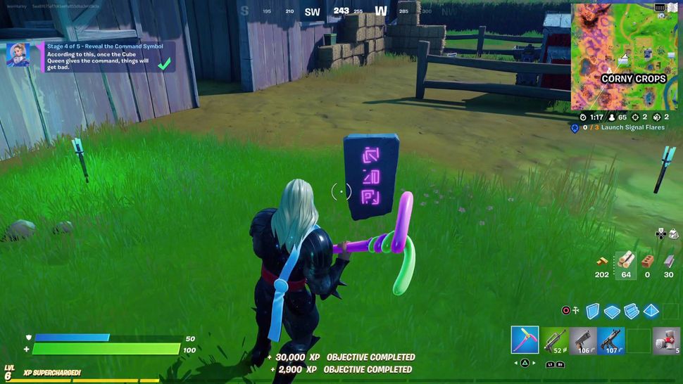 Where to reveal the Fortnite command signal | GamesRadar+