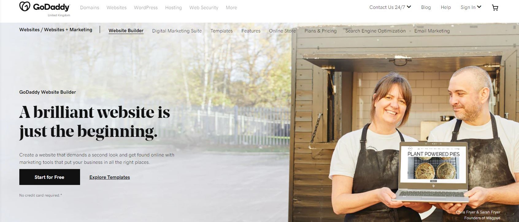 Godaddy Website Builder Hohpaagri