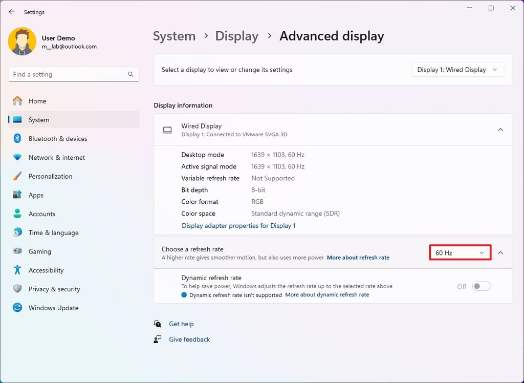 How to change display refresh rate on Windows 11 | Windows Central