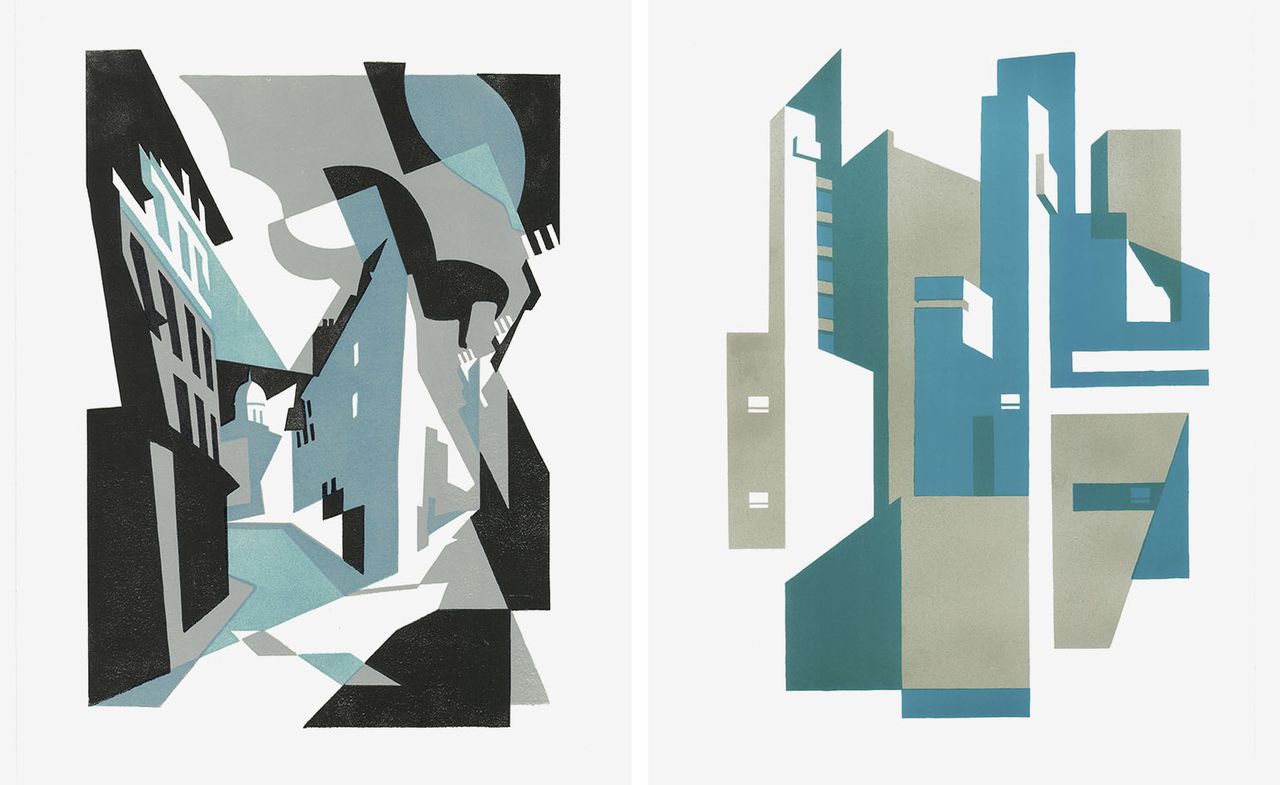 Paul Catherall's graphic city llustrations at For Arts Sake | Wallpaper*