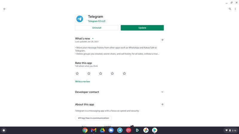 How To Use The Telegram Messaging App On A Chromebook Or Tablet Android Central