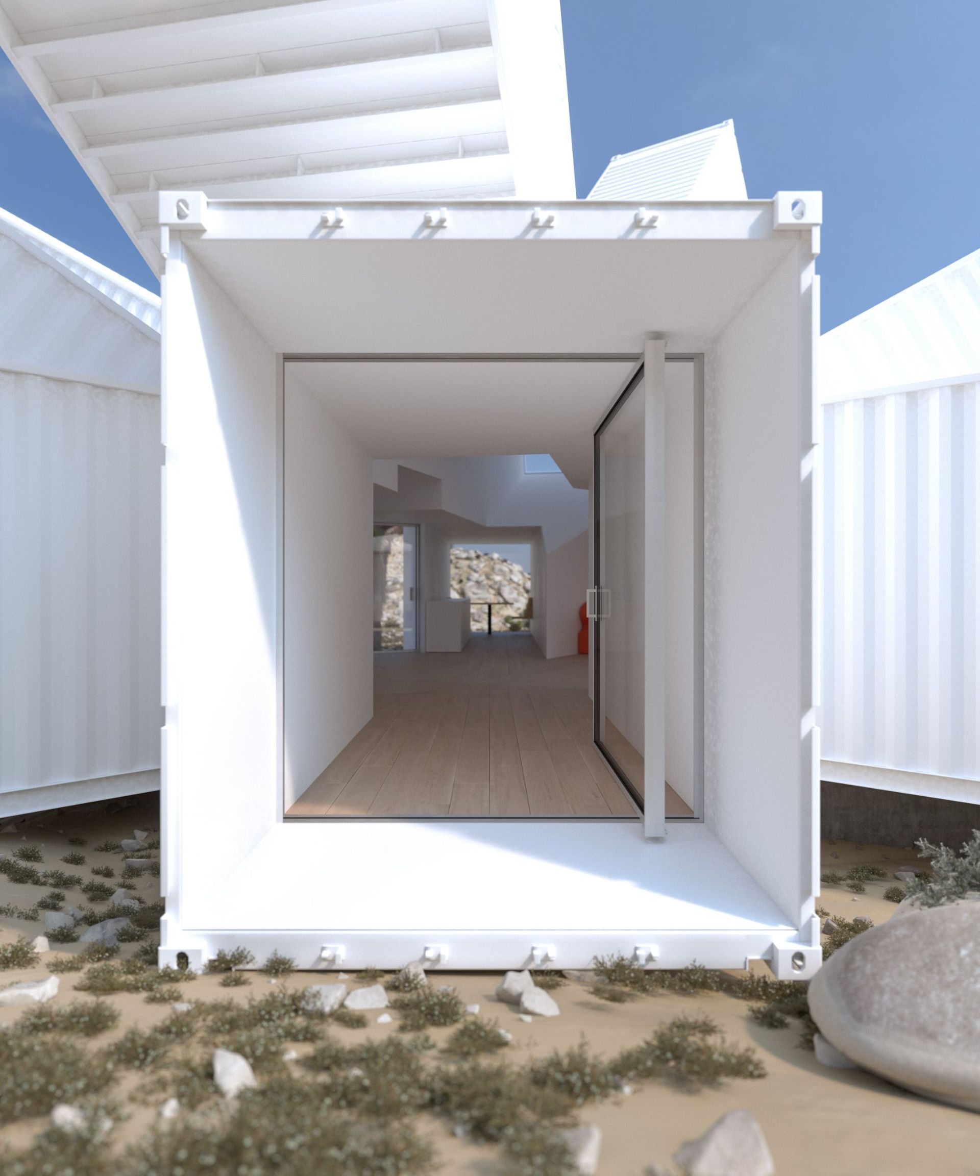 Explore Starburst House, the container home in Joshua Tree | Homes and ...