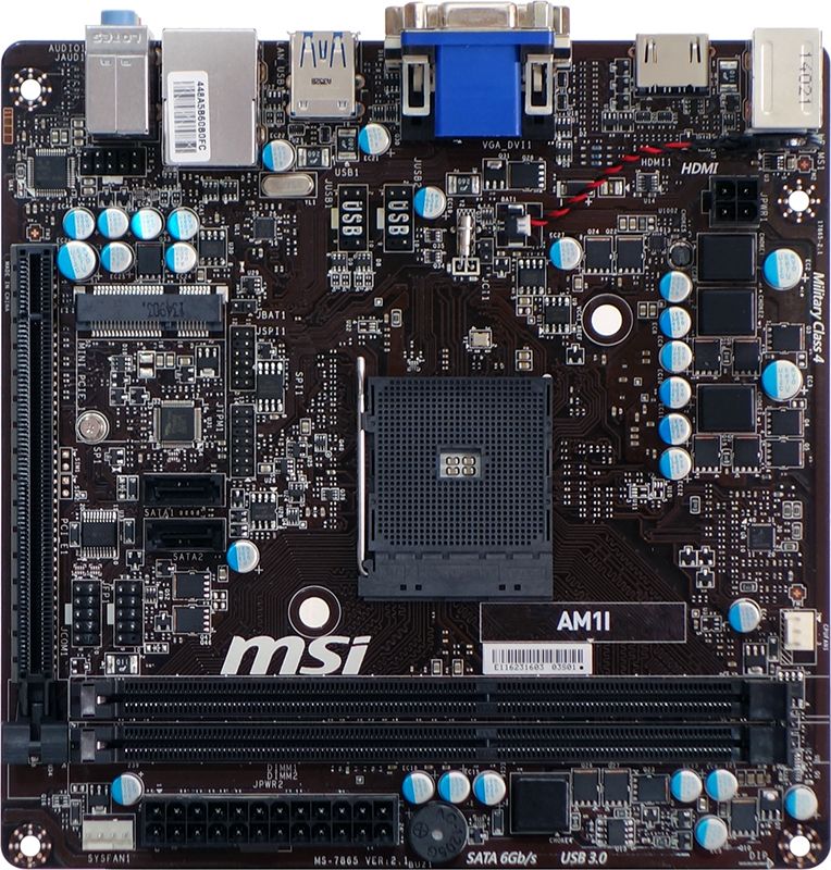 MSI AM1I Features - AM1 Kabini APU Motherboard Roundup
