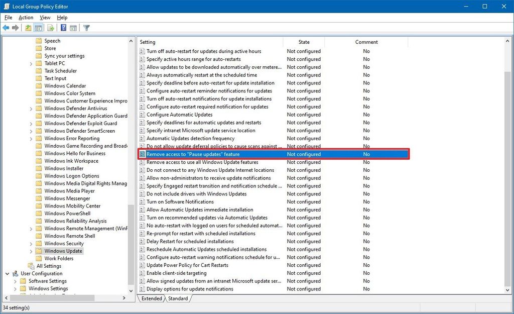 How to disable the 'Pause updates' feature on Windows 10 May 2019 ...