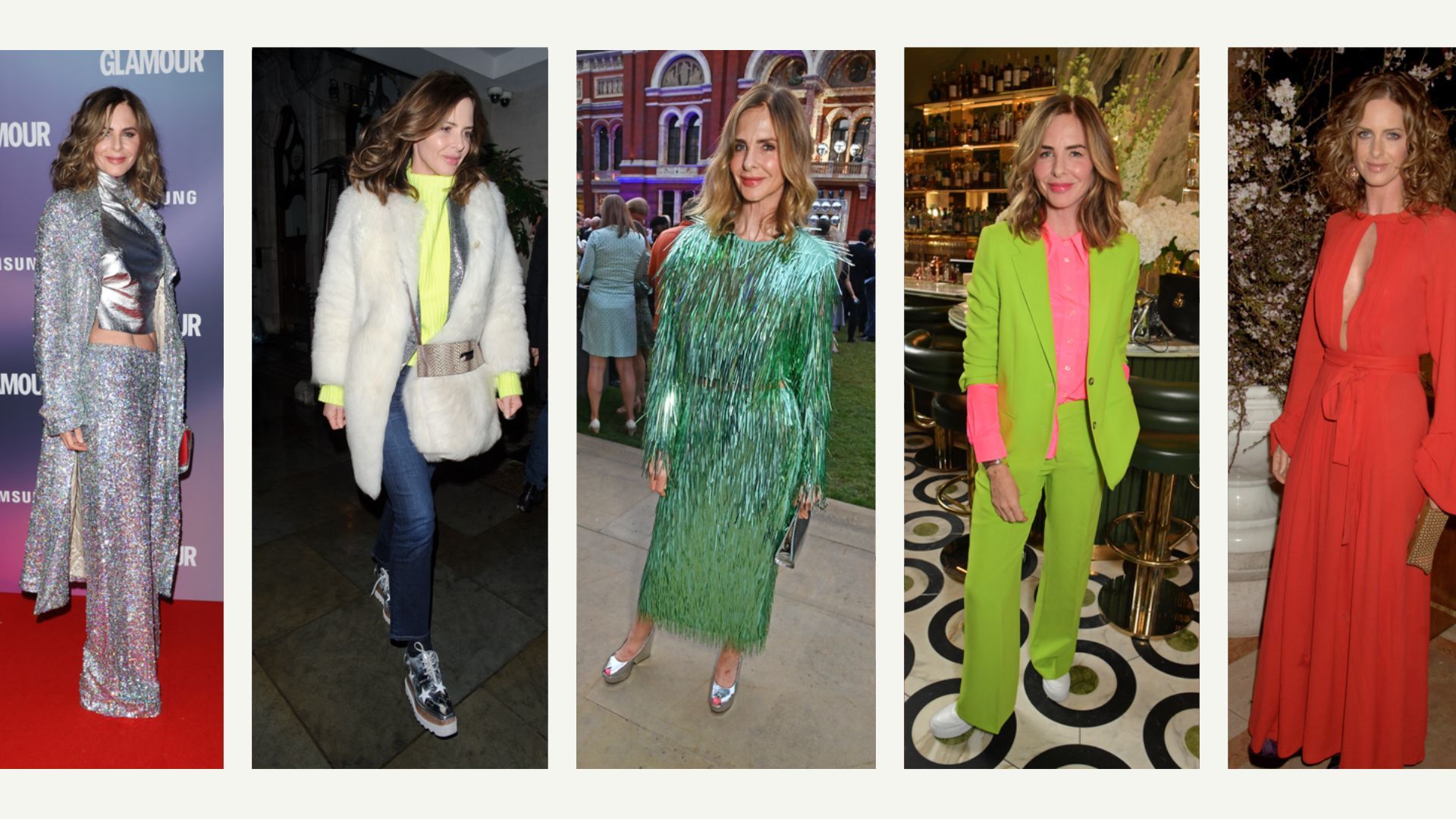 Trinny Woodall's best looks - from sequins to bold suits | Woman & Home