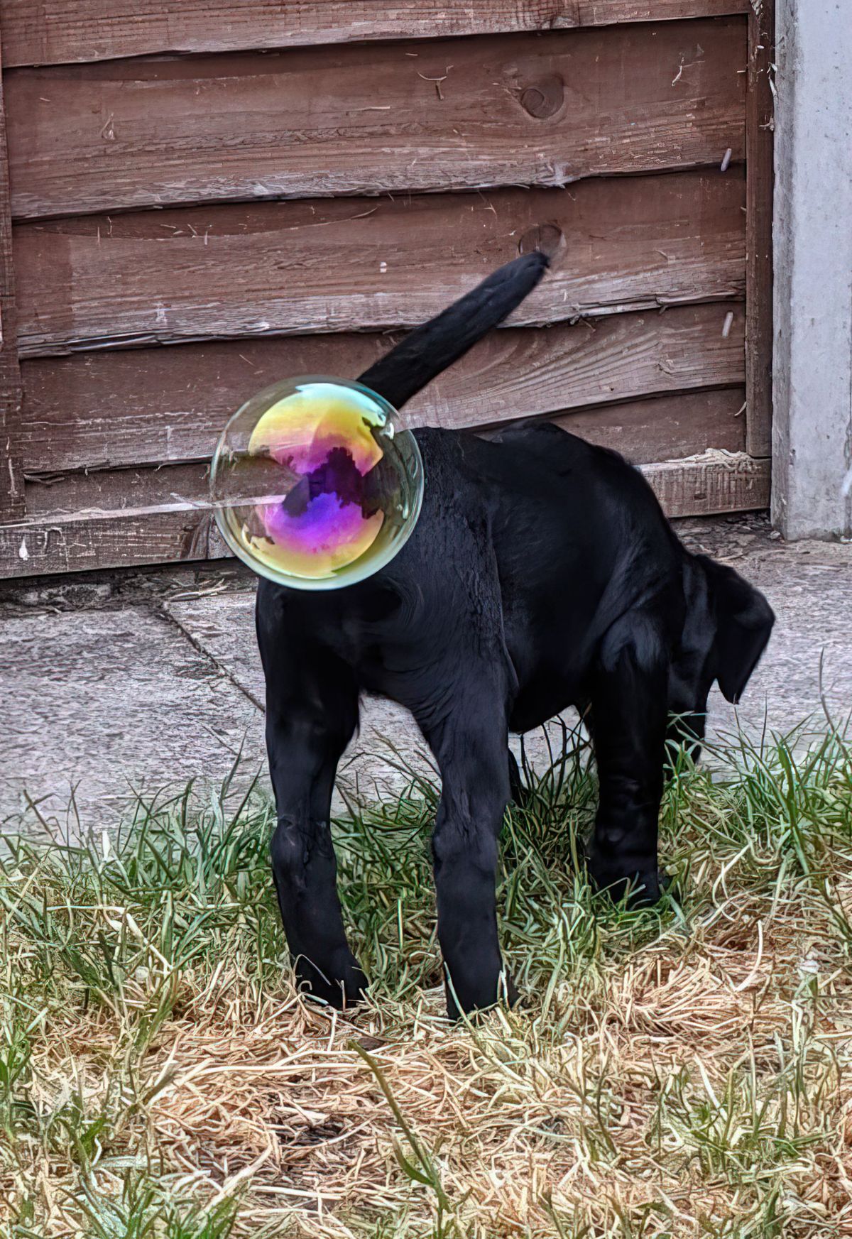 A black labrador's bubble bum scoops top prize in Comedy Pet Photo ...