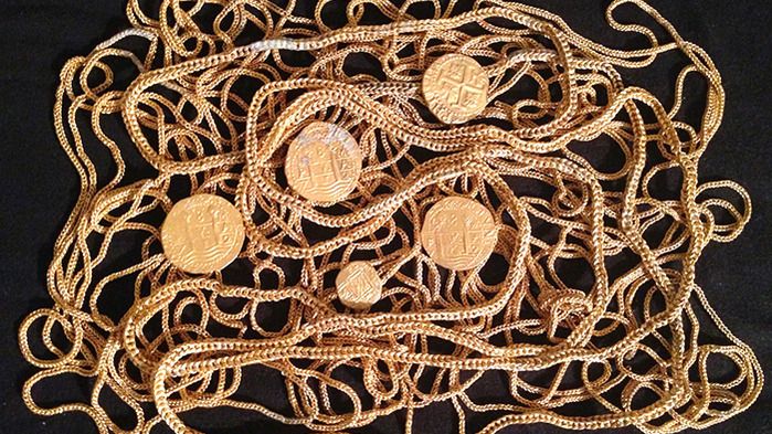 Coins worth over $1 million recovered from 1715 Spanish treasure shipwrecks in Florida | Live ...