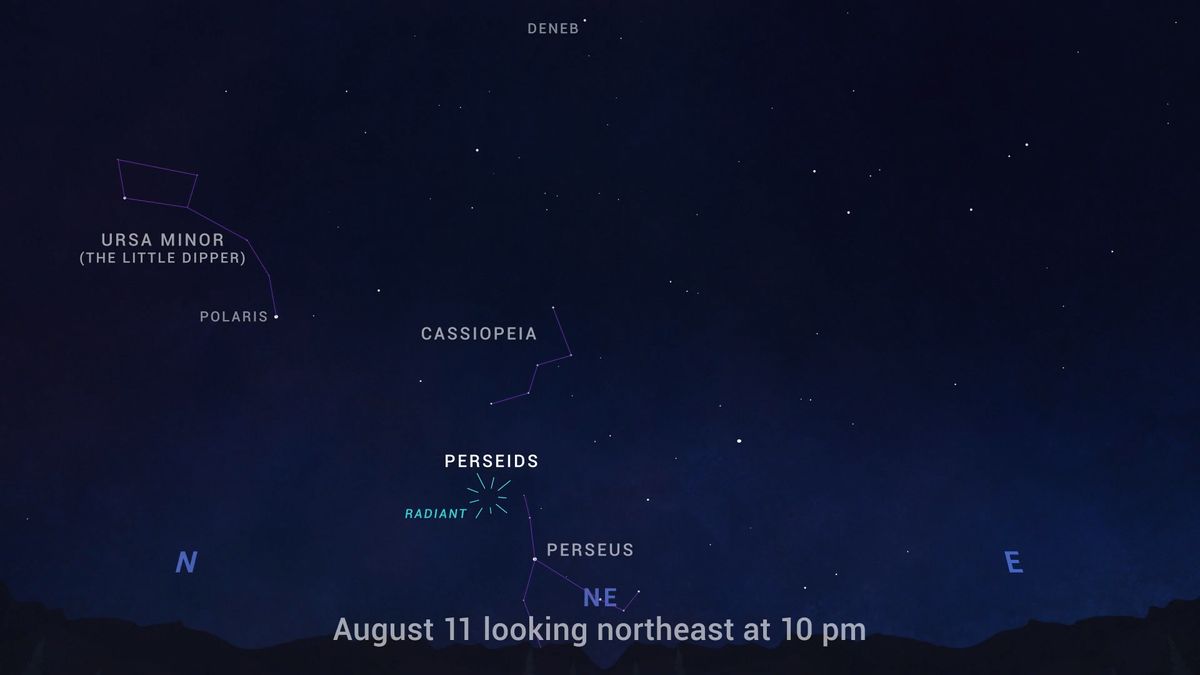Watch early Perseid meteors light up the night in video from NASA's All ...