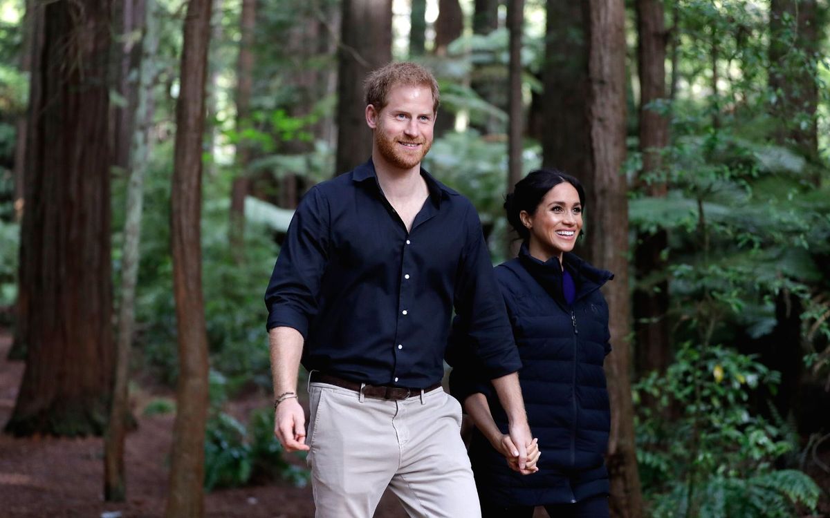 See Prince Harry carry Archie through his garden in Montecito | Homes ...