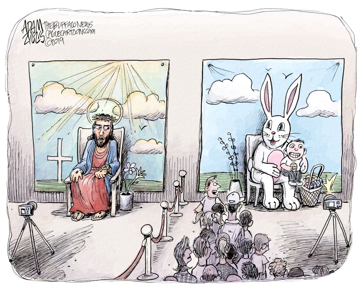Editorial Cartoon World Commodification of Easter | The Week