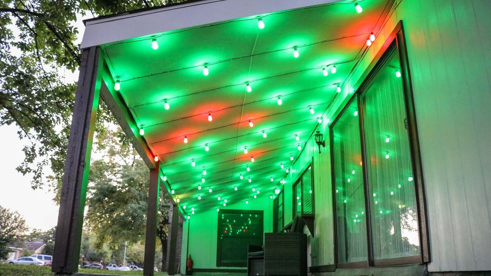 I gave my backyard the ultimate glow-up with these outdoor smart lights ...