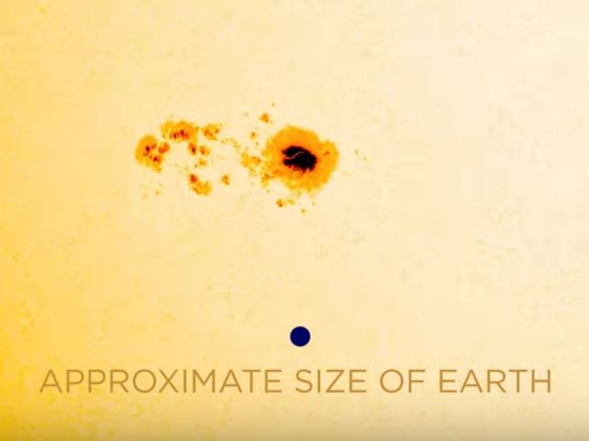 Watch a Giant Sunspot Whirl Across the Sun in Incredible NASA Video | Space