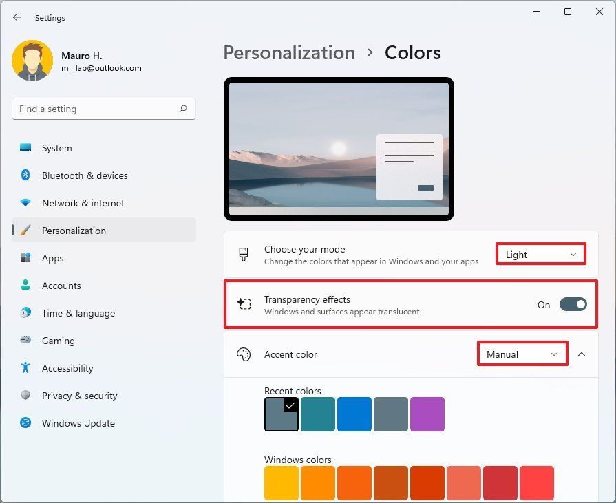 How to use themes to personalize the desktop on Windows 11 | Windows ...