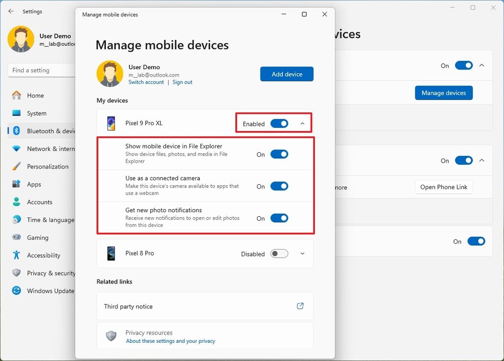 How to use and manage mobile devices on Windows 11 | Windows Central