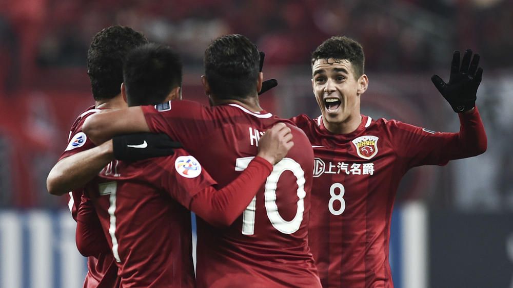 Oscar and Hulk star for Shanghai SIPG as ACL goes goal crazy | FourFourTwo