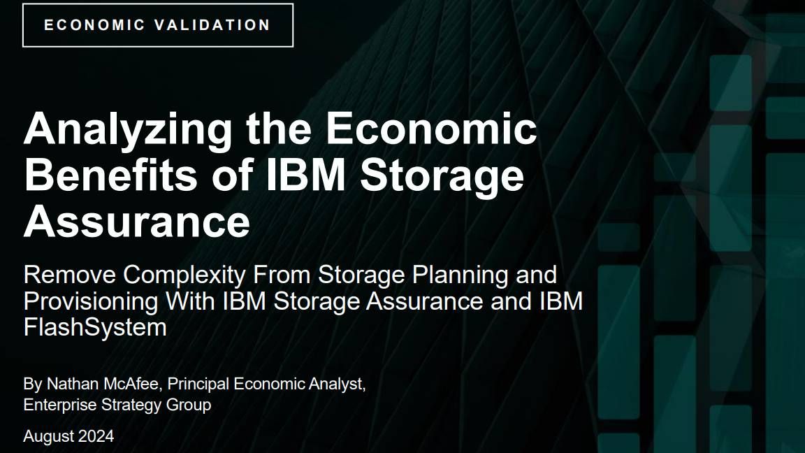 Analyzing the economic benefits of IBM Storage Assurance | IT Pro