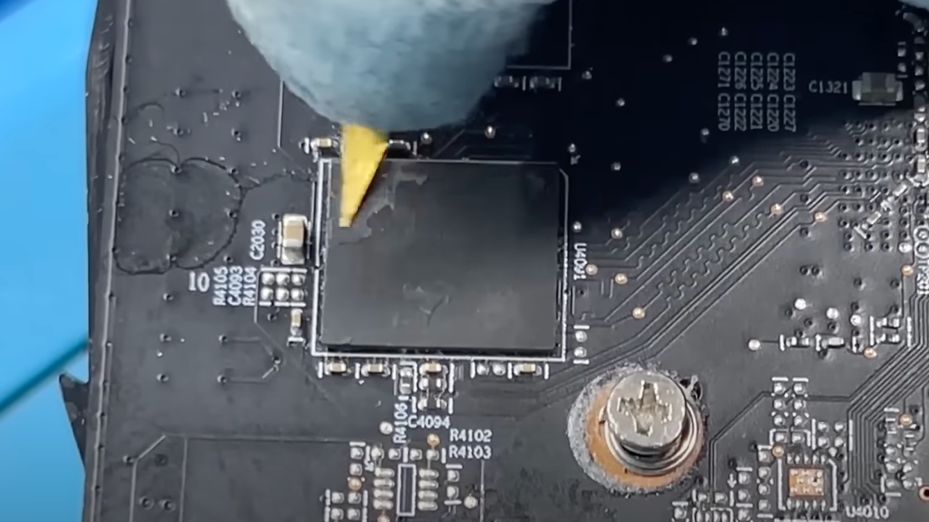 Oh great, crypto miners are selling repainted GPUs and passing them off ...