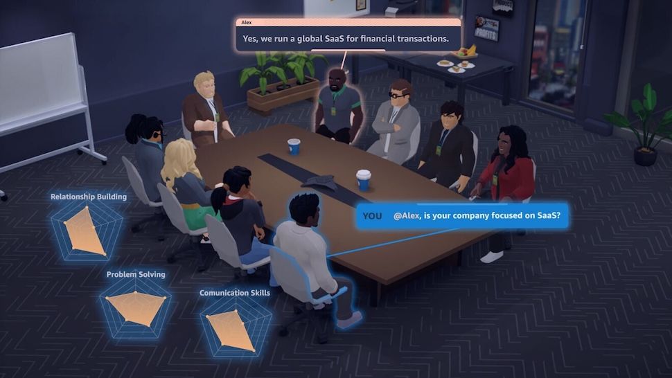 AWS is launching a "meeting simulator" to help train workers for ...