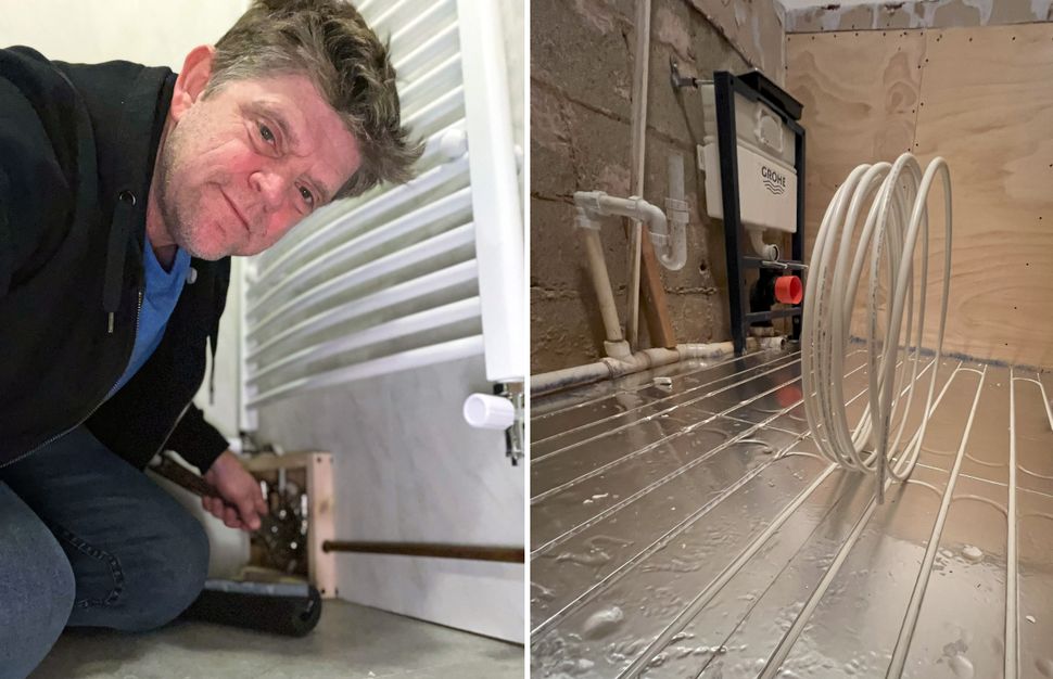 How I retrofitted wet underfloor heating in my bungalow — without ...