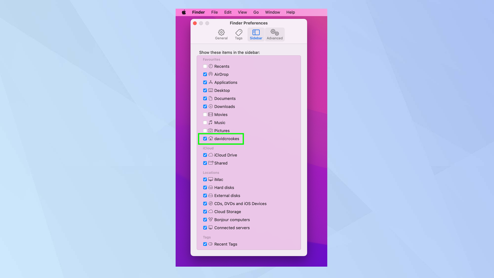 How to find the Home folder on Mac and add it to Finder | Tom's Guide
