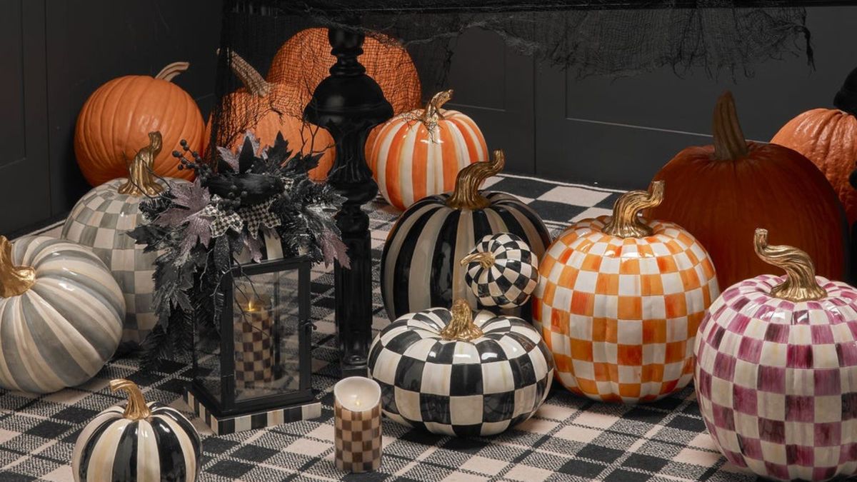 The MacKenzie-Childs pumpkins are a viral hit for Halloween | Homes and ...