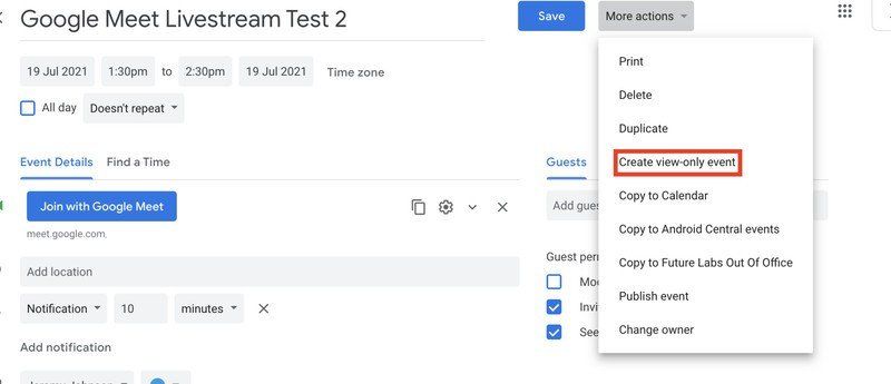 How to use Google Meet to live stream | Android Central
