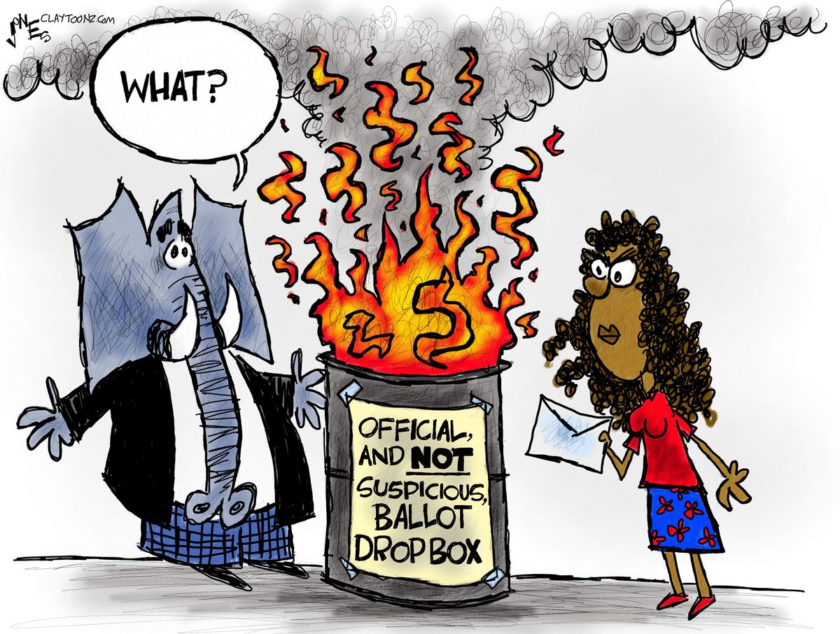 Political Cartoon U.S. GOP ballot box | The Week