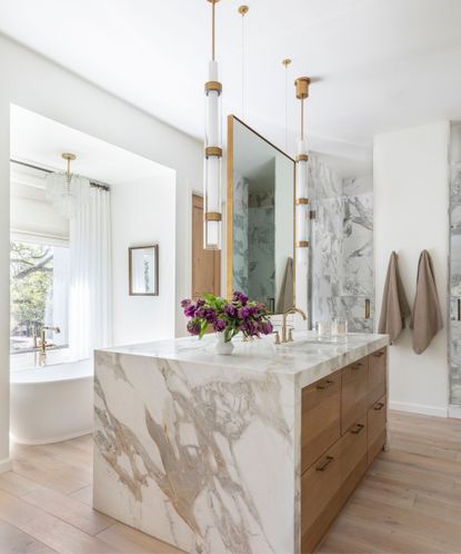 Bathroom islands are trending – here's how to make them work | Homes ...