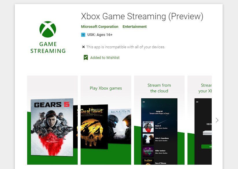 'Xbox Game Streaming' app appears on Google Play Store, download it ...