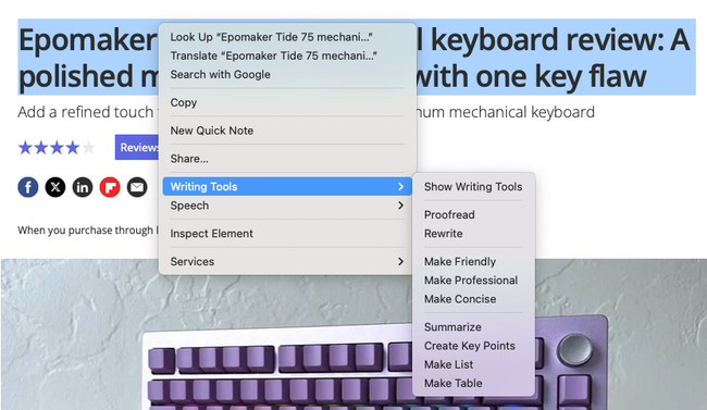 I tried Apple Intelligence on my Mac — it could change the way you use ...