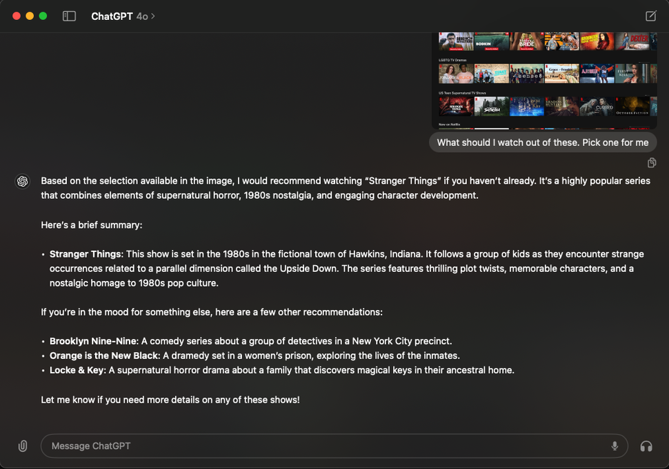 I've been testing OpenAI's new ChatGPT-4o Mac app — this is a game ...