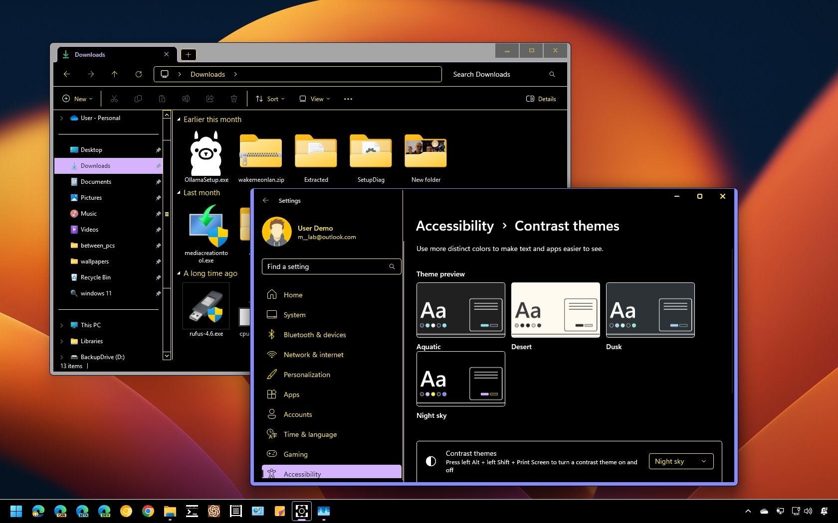 Set up high-contrast themes on Windows 11 | Windows Central